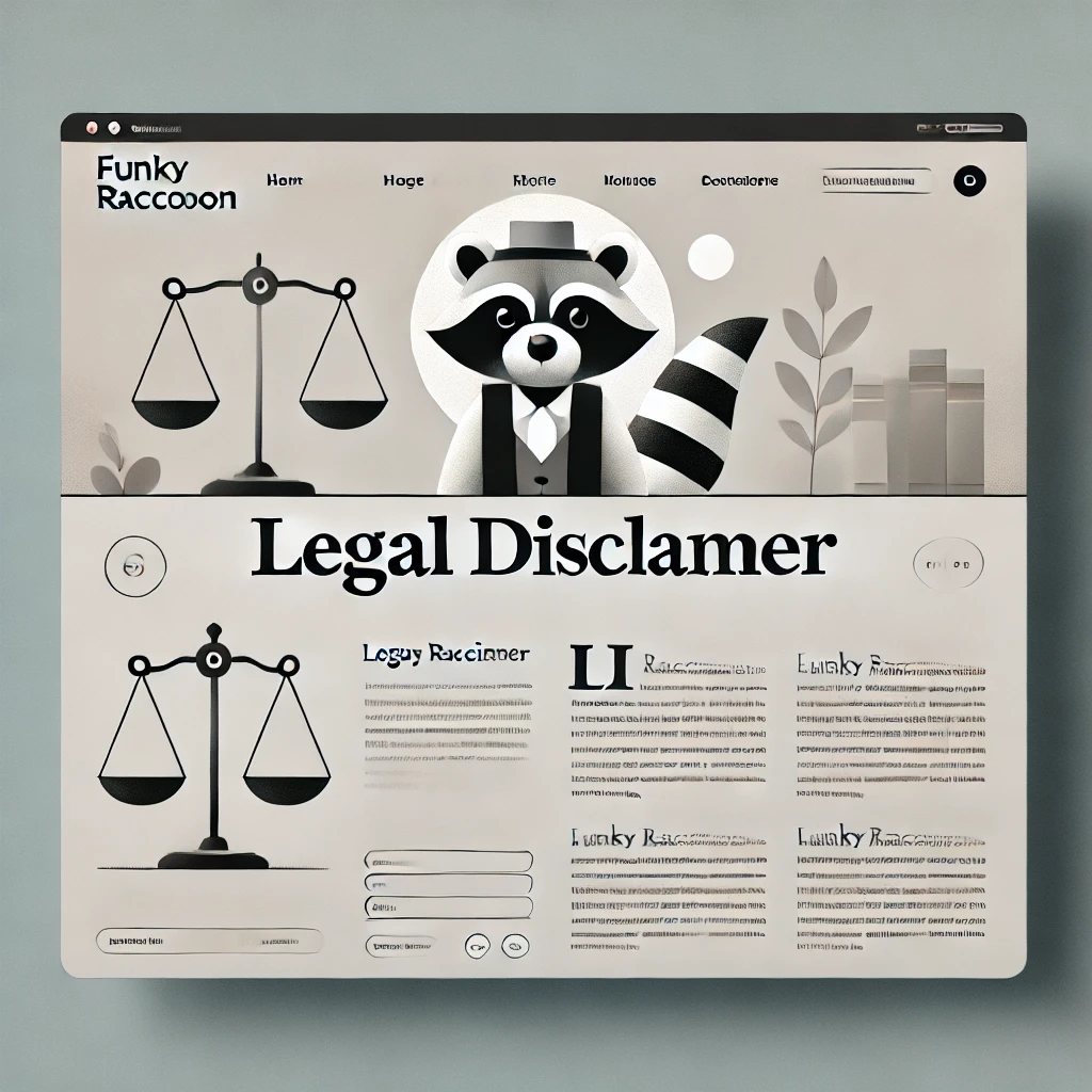 Legal Disclaimer - Funky Raccoon AI Market Insights